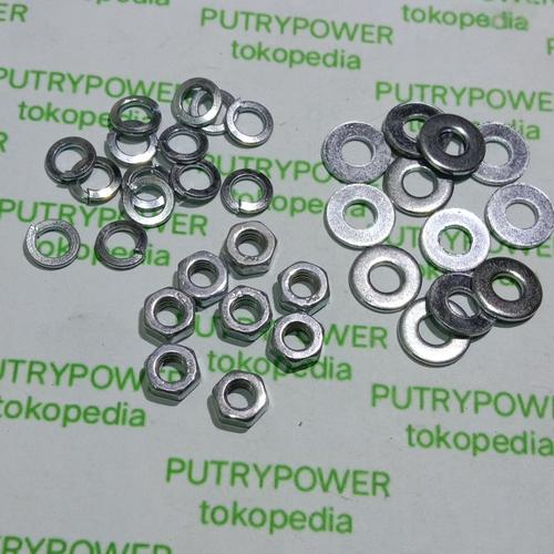 Jual mur ring per M4 diameter dalam 4mm . cocok untuk baut drat std ...