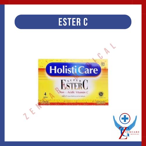 Jual Ester C Strip Isi 4 Tablet Eceran / Sebox Isi 12 Strip - Eceran ...