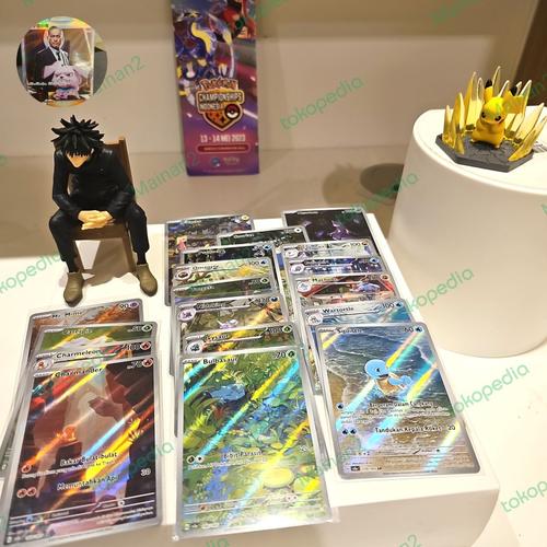 Jual AR 151 Sv2a Snorlax Charmander Squirtle Bulbasaur Psyduck pokemon ...