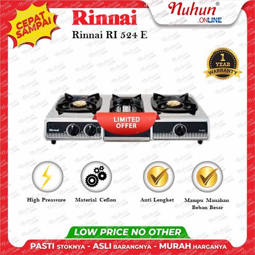 Jual Rinnai Kompor 2 Tungku RI-524E - Kab. Cianjur - Nuhun Online_NEW ...
