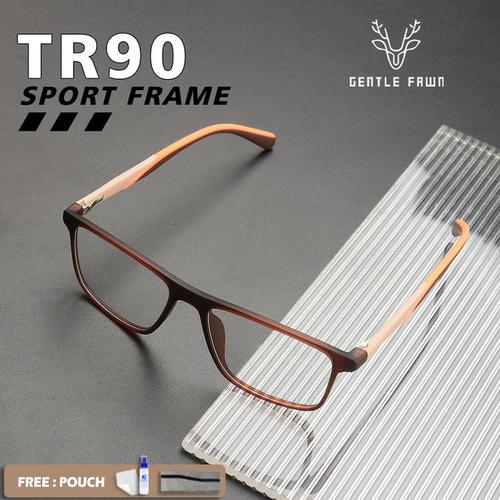Promo Gray Pink Frame Kacamata Plano Model Kotak TR90 Unisex 7004 - BROWN, FRAME SAJA - Jakarta ...