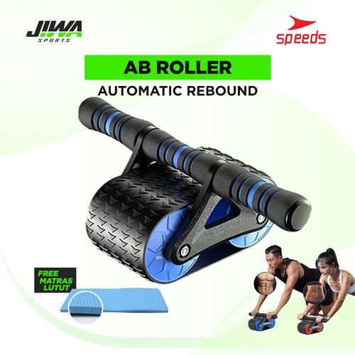 Promo SPEEDS Ab Roller Double Wheel Ab Wheel Alat Latihan Otot Perut ...