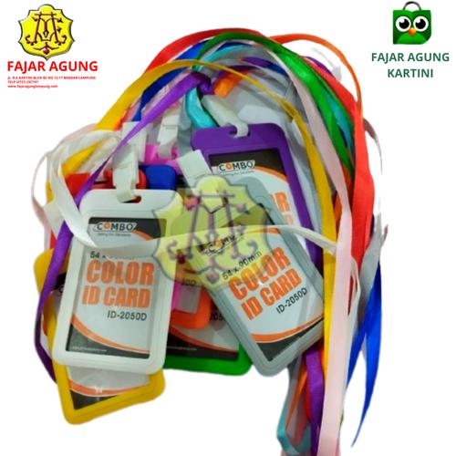 Jual ID CARD / NAME TAG + TA;I SET COMBO | FAJAR AGUNG | - Biru Muda - Kota Bandar Lampung ...