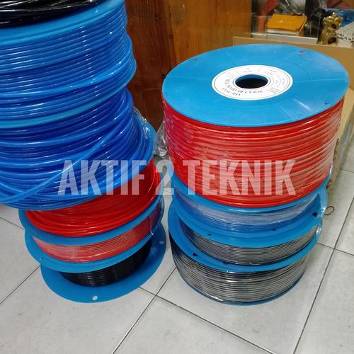 Jual selang angin pneumatic PU 12x8mm polyurethani - Hitam - Jakarta ...