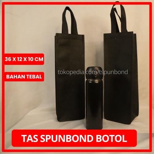 Promo Tas Botol Spunbond Polos 36 x 12cm / Tas Spunbond Tumbler Tas ...