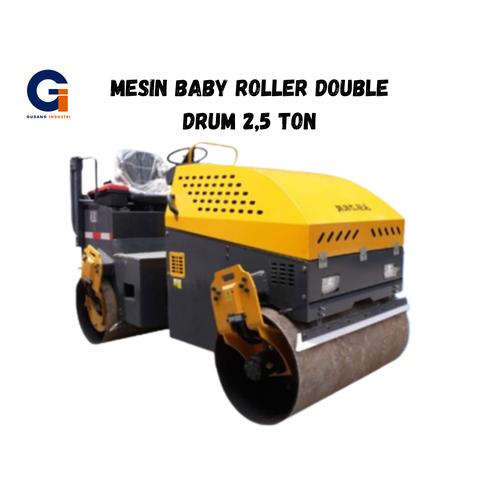 Jual Baby Roller 2,5 Ton Double Drum/Pemadat Aspal 2,5 Ton - Jakarta ...