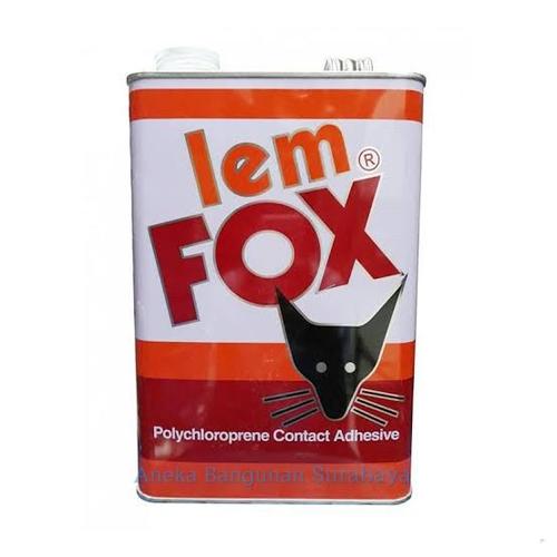 Jual Lem Fox 2.5 kg kemasan merah / lem fox kuning / lem hpl kayu ...