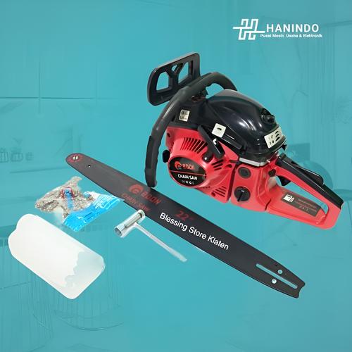 Jual Mesin Chainsaw 22 Inch Edon 2 Tak Gergaji Potong Kayu Pohon Chain ...