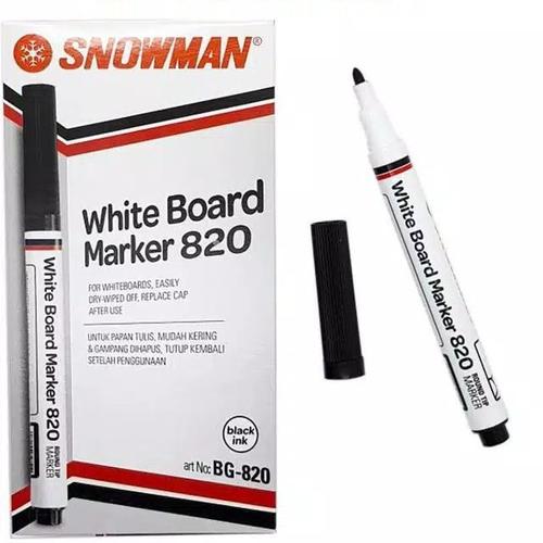 Jual Spidol Snowman BG-820 Boardmarker / G-520 Permanen Marker ...
