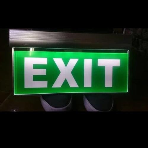 Jual Lampu Emergency Sign Exit Ackrilik / Lampu Exit / Darurat Exit ...