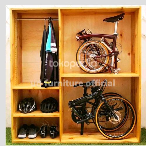 Jual lemari sepeda lipat,rak sepeda, lemari sepeda brompton - Kota ...