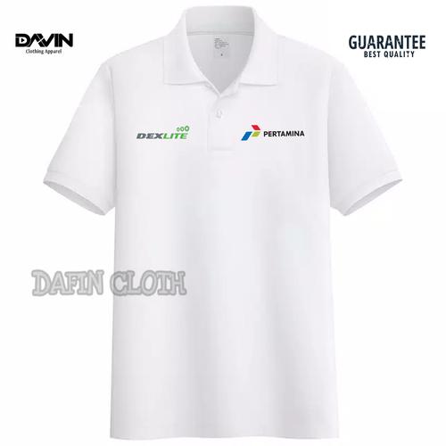 Jual Kaos Kerah Pria Polo shirt Pertamina Dexlite - Putih, XL - Jakarta ...
