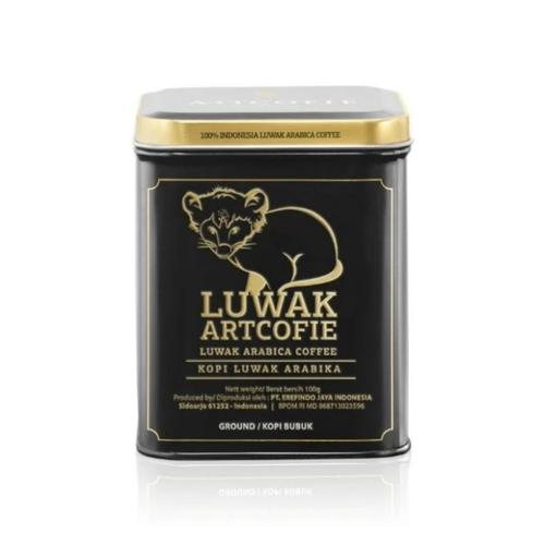 Jual Artcofie kopi luwak arabica ground bubuk tin box 100 gr - Jakarta ...