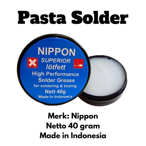 Jual Pasta Solder Lotfett 40 Gram Nippon Minyak Soldering Grease 40gr ...