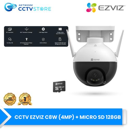 Jual EZVIZ C8W 4MP SMART HOME OUTDOOR PTZ CAMERA - C8W 4MP ONLY ...