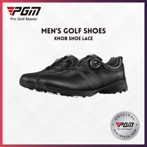 Promo PGM Sepatu Golf Pria Tahan Air Mens Golf Shoes Men Knob Lace Non ...
