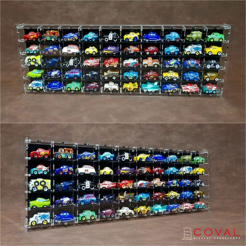 Jual COVAL LSB-1005 Display Acrylic 50 Mattel Disney Mini Racers Cars ...