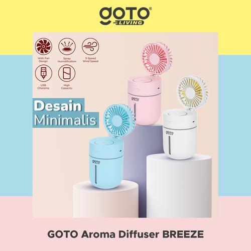 Jual Goto Breeze Diffuser Aroma Terapi Essential Oil Fan Air Humidifier ...