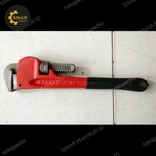 Jual KUNCI PIPA GAGANG KARET 14" 350MM PIPE WRENCH RUBBER HANDLE 14 ...
