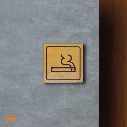 Jual sign system smoking area - papan tanda area merokok - wall signage ...