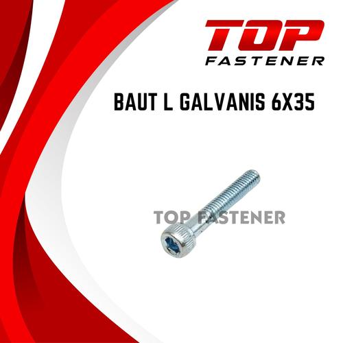 Jual BAUT L M6 6X35 PUTIH GALVANIS KUNCI L5 - Jakarta Utara - Top ...