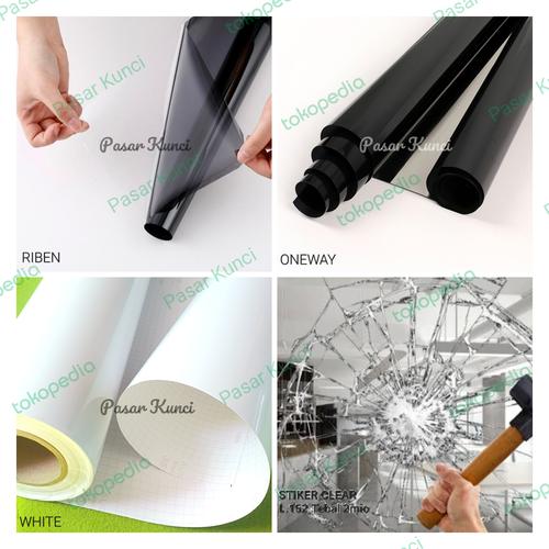 Jual Stiker Kaca Film Riben Sticker Cermin Oneway - ONEWAY HITAM80 ...