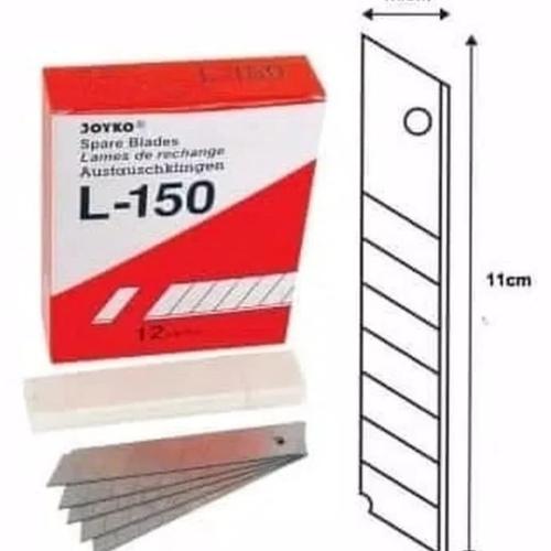 Jual isi cutter besar L150 joyko/kenko 1 pak isi 12 tube - joyko ...
