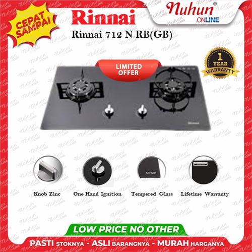 Jual Kompor Tanam Gas Rinnai 712 N RB(GB) Original Pabrik Garansi Resmi ...