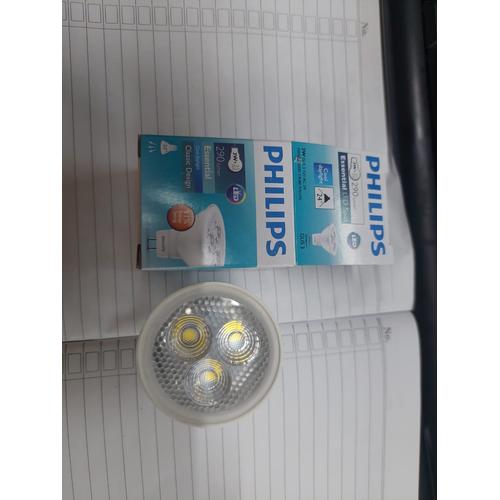 Jual LAMPU HALOGEN LED SPOT PHILIPS 12V TUSUK MR 16 MR16 3 WATT 3WATT 3 W - Putih - Kota ...