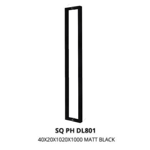 Jual PULL HANDLE DEKKSON DELUXE SQ PH 801 40X20X1020X1000 MATT BLACK As ...
