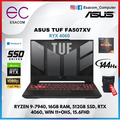Jual ASUS TUF FA507XV RTX4060 RYZEN 9 7940HS 16GB 512GB SSD 144Hz ...