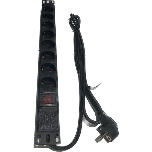 Jual pdu 8outlet germany socket / pdu8g/colokan listrik 8hole utk rack ...