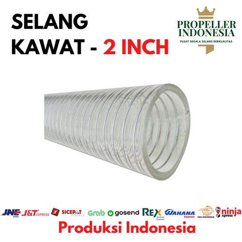 Promo Selang Kawat PERMETER Selang Air Spiral Slang Bening Transparan ...