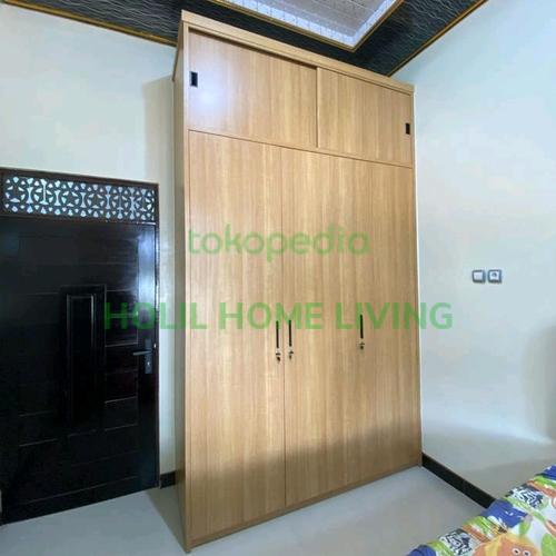 Jual lemari pakaian costom / lemari pakaian hpl / wardrobe pakaian hpl ...