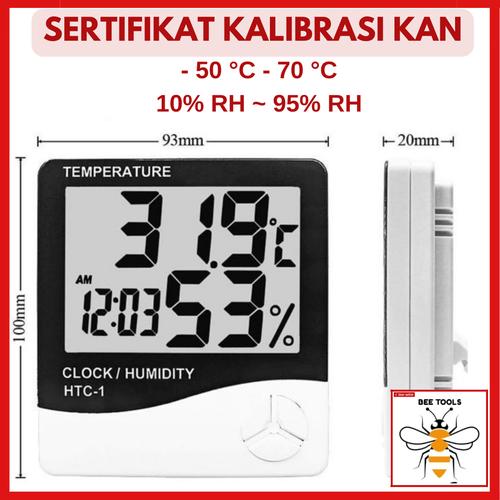 Promo Thermohygrometer digital / HTC- 01 Sertifikat Kalibrasi ...