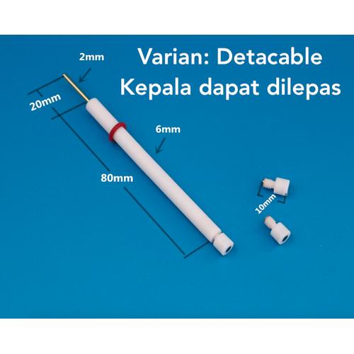 Jual Detacable Glassy Carbon Electrode for Electron Microscope - 3mm ...