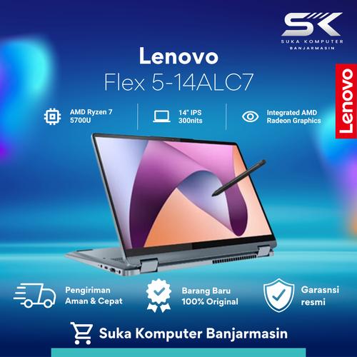 Jual Flex 5-14ALC7 AMD Ryzen 7-5700U/16GB LPDDR4x/512GB SSD/14" IPS - Kota Banjarmasin - Suka ...