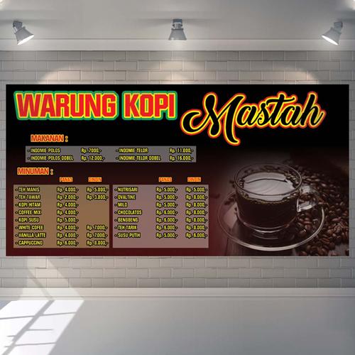 Jual Cetak Banner Warmindo Spanduk Warkop / Warung kopi / warung ...