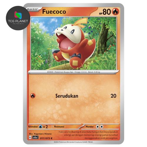 Jual Fuecoco 017/073 Sv1a Kartu Pokemon Hantaman Triplet TCG Indonesia - Kab. Sukoharjo - TCG ...