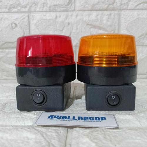 Jual lampu rotary portable 5v micro usb sirine alarm kedip flash bahaya ...