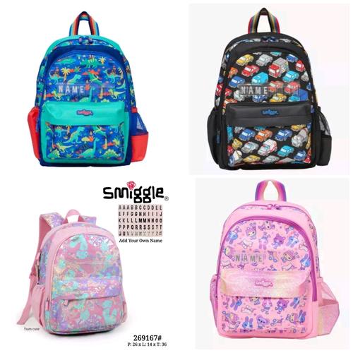 Jual Smiggle Junior Customize Name Dino Blue, Truck, Yum Cute, Rabbit ...