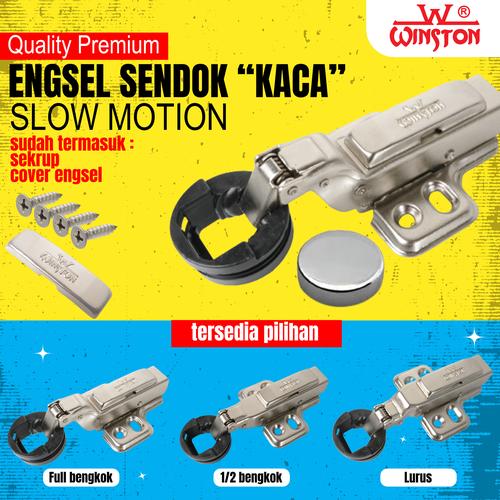 Jual Engsel Kaca/Engsel Sendok winston no taco no huben Slow Motion ...