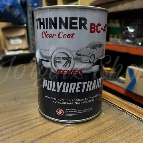 Jual Thinner BC-40 Clear Coat F7 Seven Polyurethane 1L - Jakarta Timur - Jorginz Shop | Tokopedia