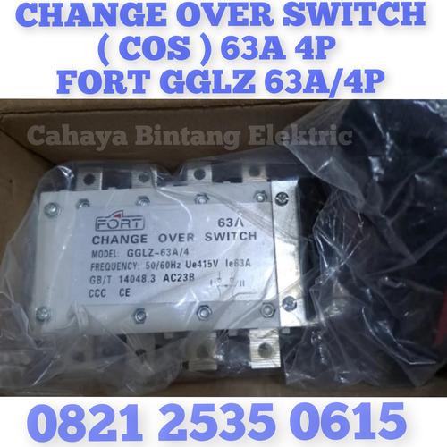 Jual CHANGE OVER SWITCH / COS MANUAL 63A 4P FORT GGLZ-63/4 OHM SAKLAR FORT - Jakarta Pusat ...