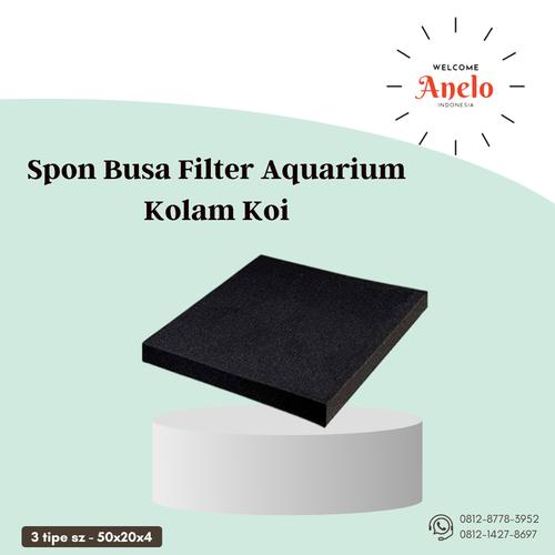 Jual Spon busa filter aquarium kolam koi sponge biofoam bioblock 3 tipe ...