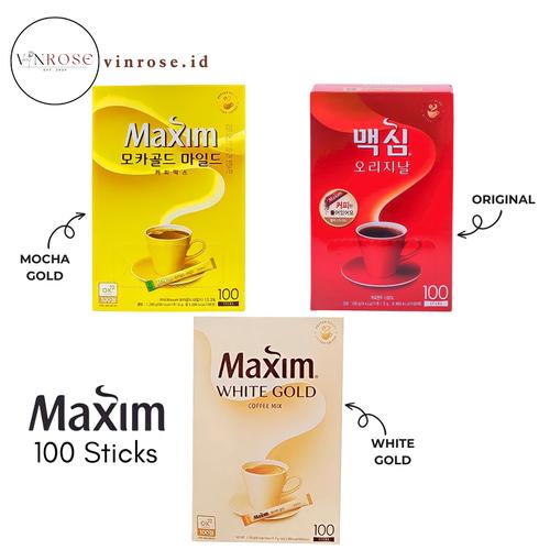 Promo Maxim Mocha Gold dan White Gold 100 Sachets/ Kopi Instant Kemasan ...