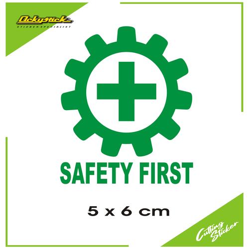 Jual cutting sticker SAFETY FIRST stiker rambu - Jakarta Pusat ...