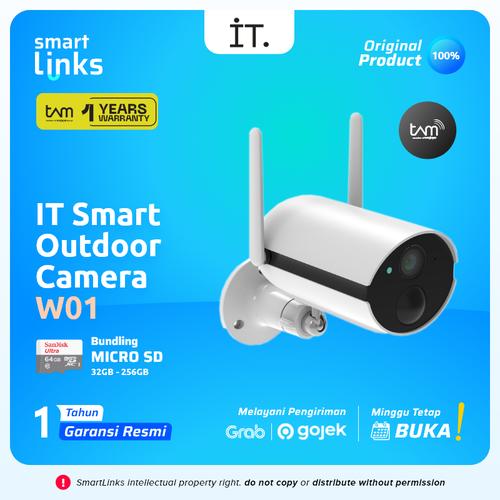 Jual IT Smart Outdoor Camera W01 - CCTV Wifi Wireless FHD 1080P IP65 ...