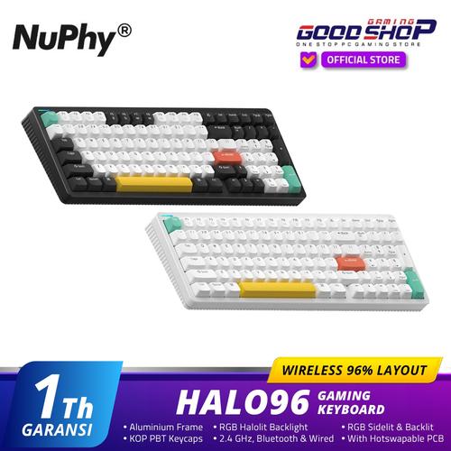 Promo Nuphy Halo 96 Wireless Mechanical Keyboard - 2.4GHz, Bluetooth ...