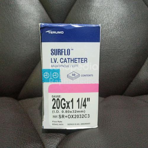 Jual surflo terumo 20 g - terumo surflo iv cateter 20g - surflo 20g ...